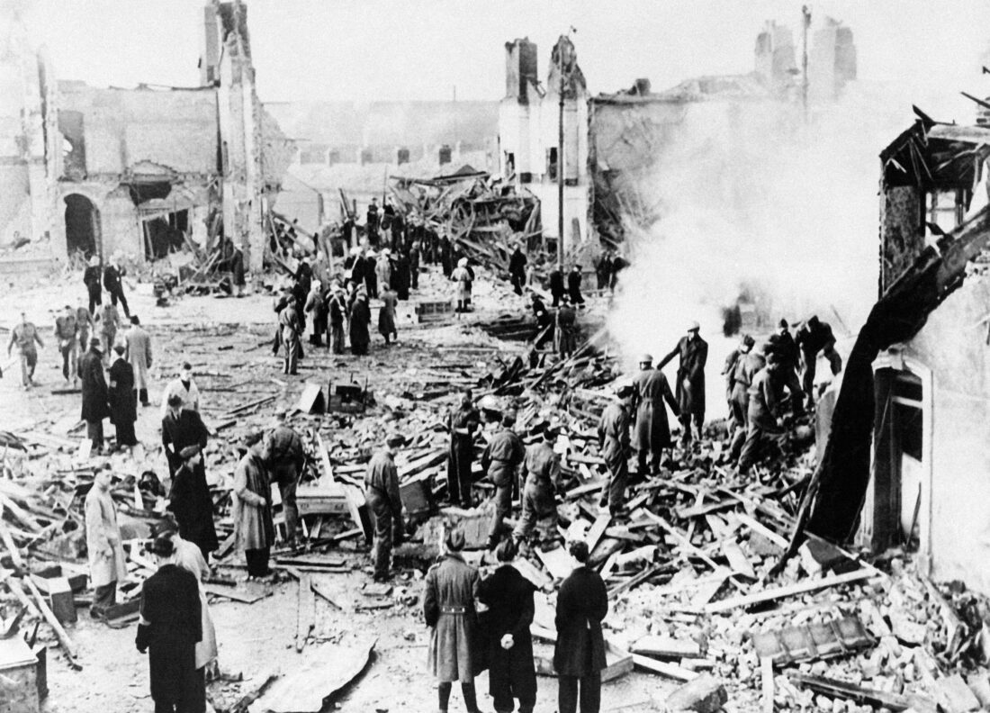 Bomb damage in Dublin surveyed during WWII | News, Sports, Jobs - The ...